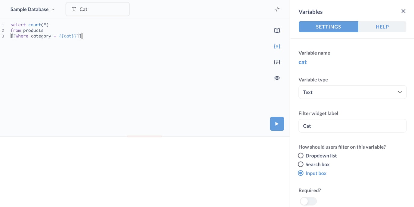 Creator Using Sql Parameters In The Native Query Editor 7443